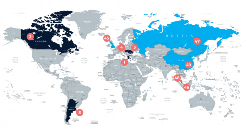 Countries Ranked by Privacy - BestVPN.org